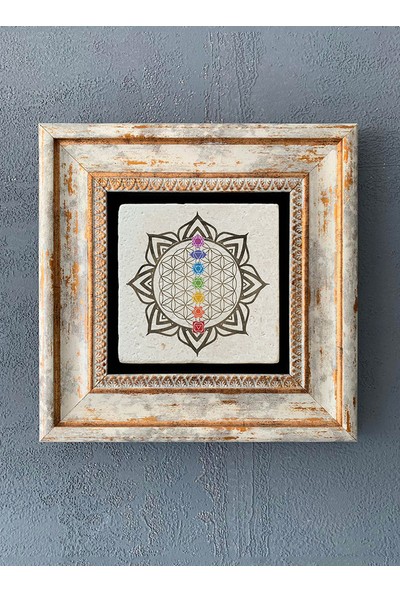 Oscar Stone Decor Çerçeveli Taş Duvar Dekoru 20 x 20 cm CDD-40-1191 Oscar Stone Decor Çerçeveli Taş Duvar Dekoru 20 x 20 cm CDD-40-1191