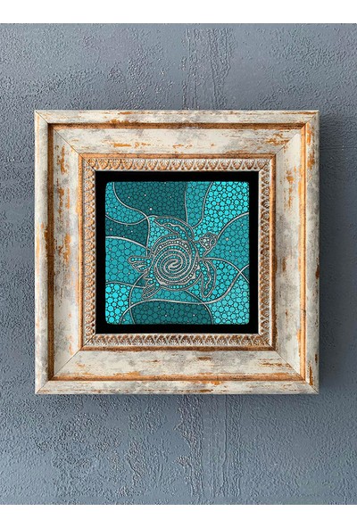 Oscar Stone Decor Çerçeveli Taş Duvar Dekoru 20 x 20 cm CDD-40-1193 Oscar Stone Decor Çerçeveli Taş Duvar Dekoru 20 x 20 cm CDD-40-1193