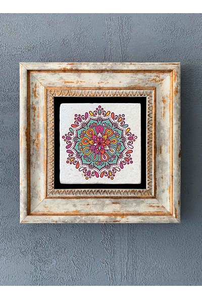 Oscar Stone Decor Çerçeveli Taş Duvar Dekoru 20 x 20 cm CDD-40-1277 Oscar Stone Decor Çerçeveli Taş Duvar Dekoru 20 x 20 cm CDD-40-1277