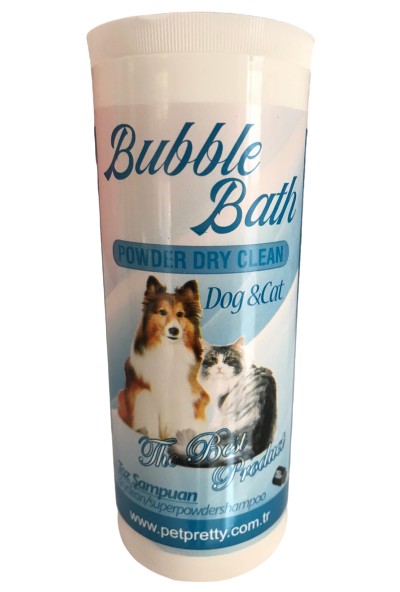 Pet Pretty Bubble Bath Kedi & Köpek Toz Şampuan 150 gr Pet Pretty Bubble Bath Kedi & Köpek Toz Şampuan 150 gr