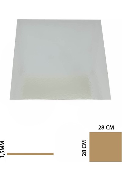 Mutfak Kitap Kare Pasta Altlığı Gümüş Ince 28*28 5 Li Mutfak Kitap Kare Pasta Altlığı Gümüş Ince 28*28 5 Li