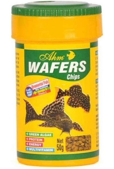 Ahm Wafers Chips 100 ml Vatoz Balık Yemi Ahm Wafers Chips 100 ml Vatoz Balık Yemi
