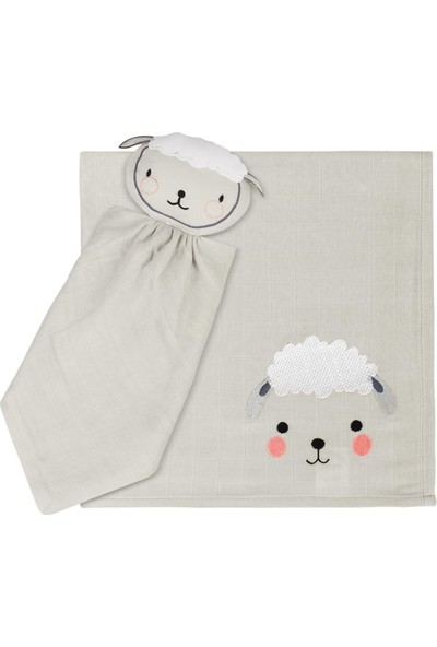 Miespiga Kuzu Uyku Arkadaşı + Müslin Set