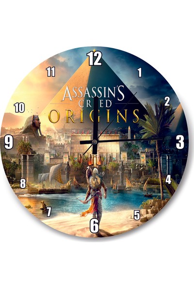 Cakatablo Assassins Creed Origins Egypt Duvar Saati Cakatablo Assassins Creed Origins Egypt Duvar Saati