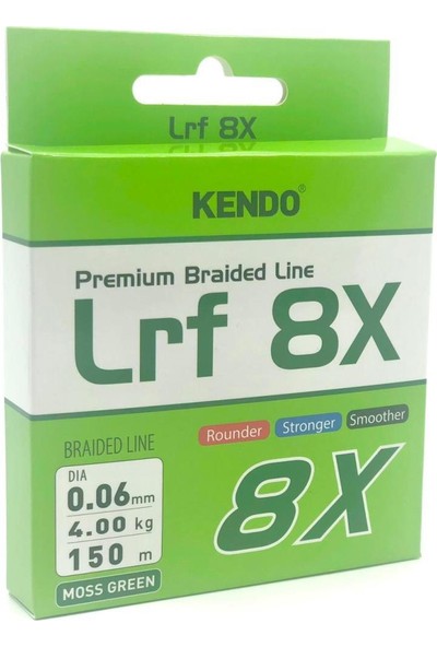 kendo Lrf 8x Fıghtıng 150 mt mm Örgü Ip (Moss Green) kendo Lrf 8x Fıghtıng 150 mt mm Örgü Ip (Moss Green)