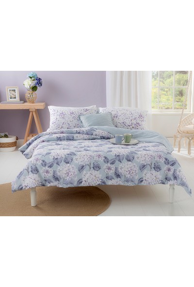 English Home Hyrangea Bouquet Pamuklu King Size Nevresim Seti 240X220 cm Ortanca English Home Hyrangea Bouquet Pamuklu King Size Nevresim Seti 240X220 cm Ortanca