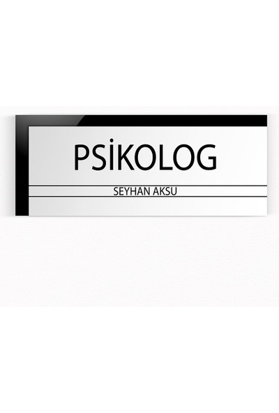 BK Kişiye Özel Psikolog Duvar & Kapı Isimliği (Model 6) BK Kişiye Özel Psikolog Duvar & Kapı Isimliği (Model 6)