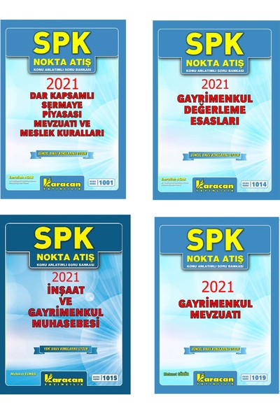 Karacan Yayınları Spk Konu Anlatımlı Soru Bankası Güncel Set Karacan Yayınları Spk Konu Anlatımlı Soru Bankası Güncel Set