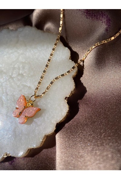 Lavinia Jewelry Altın Kaplama Kelebek Kolye