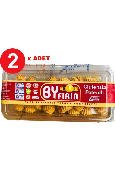 By Fırın Leblebili Talkan Kurabiyesi 150 G x 2 Paket