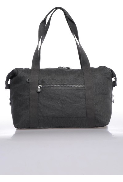 Smart Bags SMBKK3082-1001 Antrasit El Valizi ve Spor Çantası Smart Bags SMBKK3082-1001 Antrasit El Valizi ve Spor Çantası
