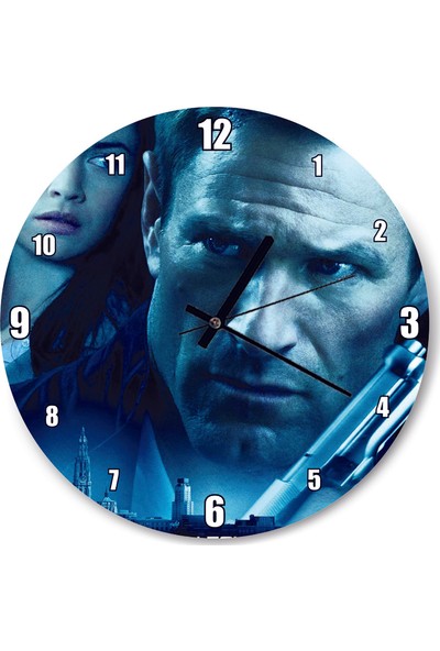 Cakatablo Erased Film Poster Duvar Saati