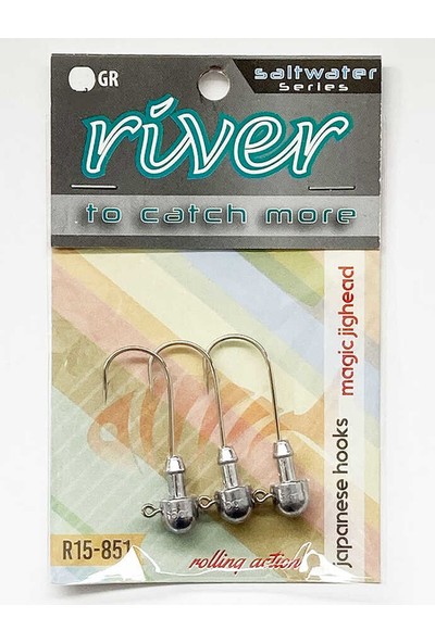 River Saltwater Jighead 1/0 Iğne River Saltwater Jighead 1/0 Iğne
