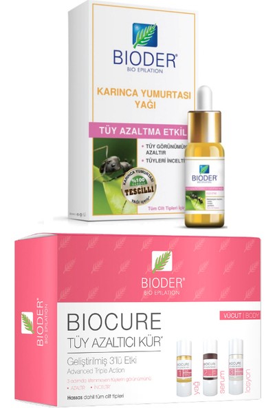 Sarı ve Ince Tüylerde De Etkili Karınca Yumurtası Yağı 30 Ml+Tüy Azaltıcı Vücut Serum 3X10ML Sarı ve Ince Tüylerde De Etkili Karınca Yumurtası Yağı 30 Ml+Tüy Azaltıcı Vücut Serum 3X10ML