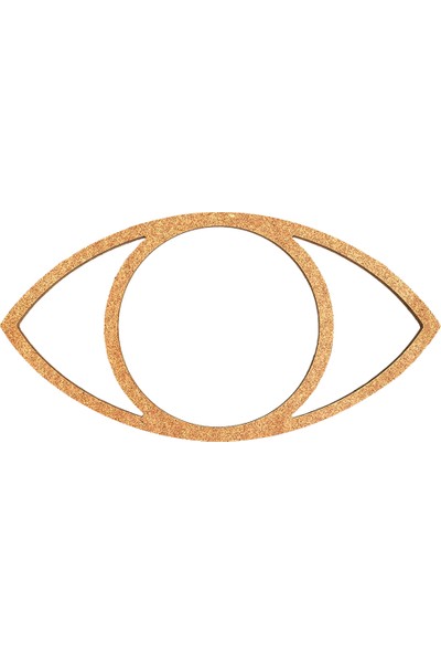 Vrdepo Kirpiksiz Göz Kesim Boyanabilir Ham Mdf 30 x 16 cm Vrdepo Kirpiksiz Göz Kesim Boyanabilir Ham Mdf 30 x 16 cm