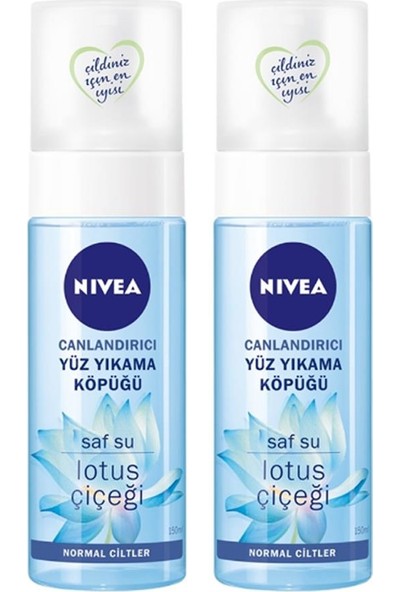 Nivea Canlandırıcı Yüz Yıkama Köpüğü Normal Cilt 150 ml 2 Adet