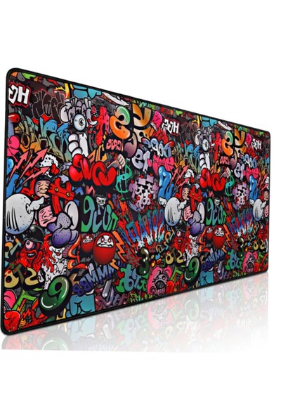 Gamingpadci 70 x 30 cm Paint Dikişli Mouse Pad