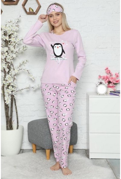 Manolya Penguen Desenli Kadın Pijama Takımı 2445 Lila Lila - Xl Manolya Penguen Desenli Kadın Pijama Takımı 2445 Lila Lila - Xl