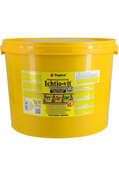 Tropical Ichtıo -Vıt (Zengın Icerıklı Karısık Pul Yem) 100 gr (Ozel Paket) Tropical Ichtıo -Vıt (Zengın Icerıklı Karısık Pul Yem) 100 gr (Ozel Paket)