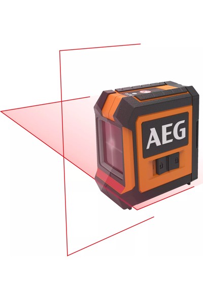 Aeg Kırmızı Çizgili Lazer Metre CLR215-B