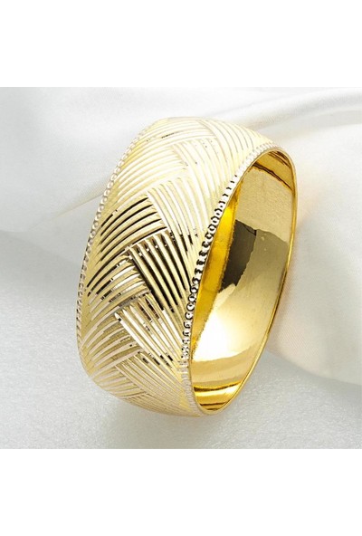 Bilezikci Mega 3 Cm. 8 Ayar Altın Bilezik 22 Gr.