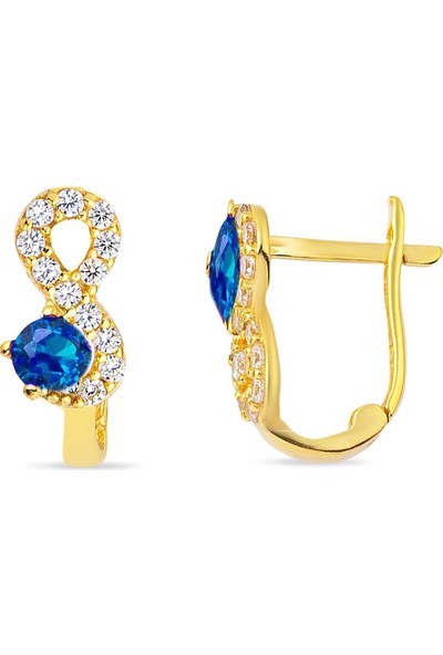 Bilezikci Sonsuzluklu 14 Ayar Altın Çocuk Küpesi