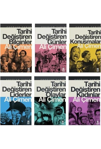 Ali Çimen Tarihi Değiştiren Seti 6 Kitap Ali Çimen Tarihi Değiştiren Seti 6 Kitap