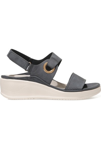 Nine West Acadda 1fx Lacivert Kadın Kalın Tabanlı Sandalet