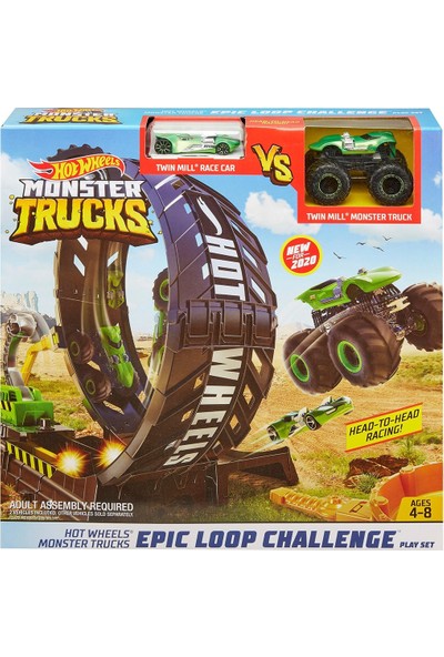 Hot Wheels GKY00 Hot Wheels Monster Trucks Efsane Çember Aksiyonu Oyun Seti Hot Wheels GKY00 Hot Wheels Monster Trucks Efsane Çember Aksiyonu Oyun Seti