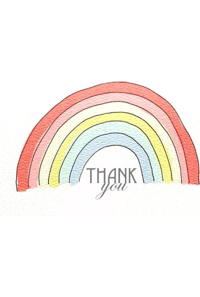 Tellgraf Teşekkür Kartı 5,5 x 8,5 cm