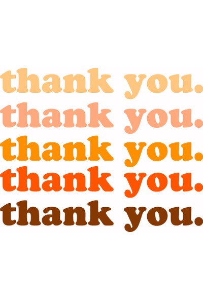 Tellgraf Teşekkür Kartı 5,5 x 8,5 cm