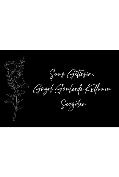 Tellgraf Teşekkür Kartı 5,5 x 8,5 cm