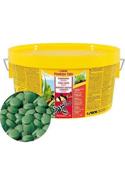 Sera Plankton Tabs Nature 100 Adet (Ozel Paket) Sera Plankton Tabs Nature 100 Adet (Ozel Paket)