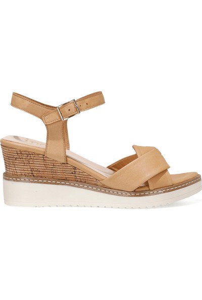 Inci Terı.z 1fx Kahverengi Kadın Dolgu Topuklu Sandalet