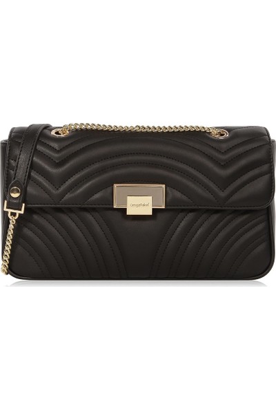 Cengiz Pakel Terry Kapitoneli Kadın Omuz Çantası 7321-SIYAH