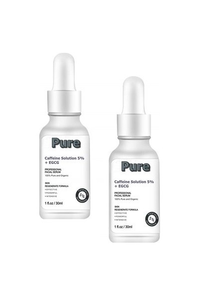 Pure Caffeine Solution 5% + Egcg Yüksek Etken Maddeli Göz Altı Serumu Pure Caffeine Solution 5% + Egcg Yüksek Etken Maddeli Göz Altı Serumu