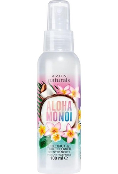 Avon Aloha Monoi Hindistan Cevizi ve Taç Çiçeği Kokulu Vücut Spreyi 100 Ml. Avon Aloha Monoi Hindistan Cevizi ve Taç Çiçeği Kokulu Vücut Spreyi 100 Ml.