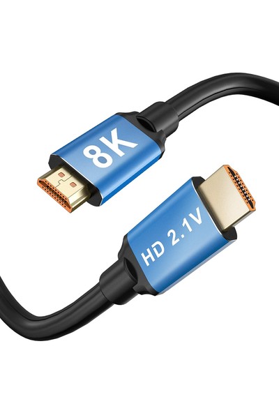 Triline 8k Ultra Hd 2.1V 48GBPS 4320P Altın Kaplama HDMI Kablo-5m Triline 8k Ultra Hd 2.1V 48GBPS 4320P Altın Kaplama HDMI Kablo-5m