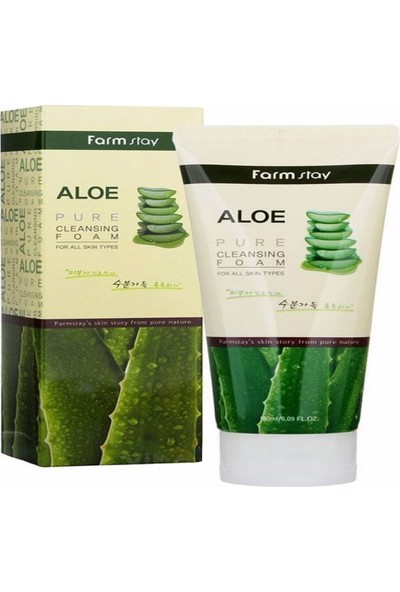 Farmstay Yatıştırıcı Yenileyici ve Nemlendirici Saf Aloevera Temizleyici