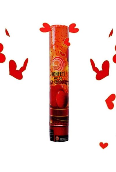 PartiG Kalpli Konfeti 30 cm PartiG Kalpli Konfeti 30 cm