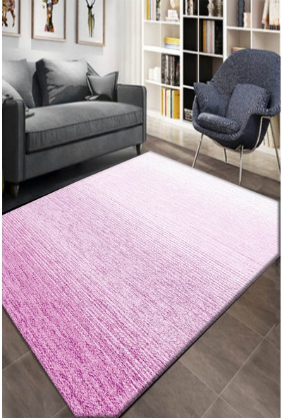 Osso Pembe Degrade Çizgili 3D Desenli Lastikli Halı Örtüsü Halı Kılıfı Osso Pembe Degrade Çizgili 3D Desenli Lastikli Halı Örtüsü Halı Kılıfı