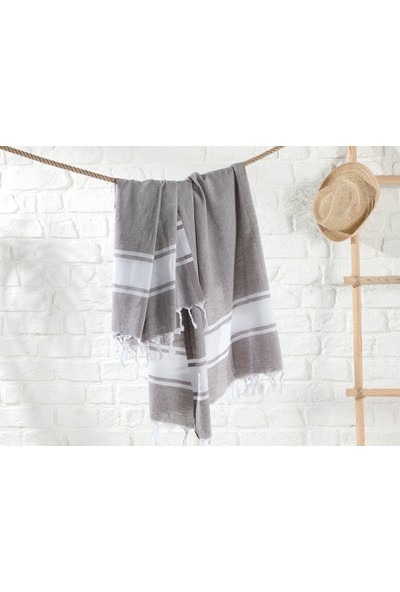 English Home Band Kahverengi 95 x 165 cm Pamuk Peştamal