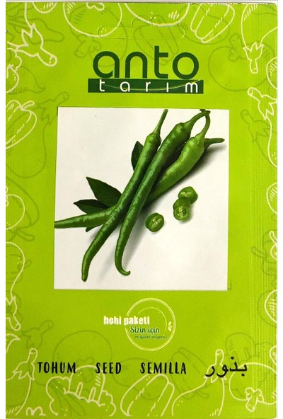 Anto Tarım Sivri Biber Tohumu