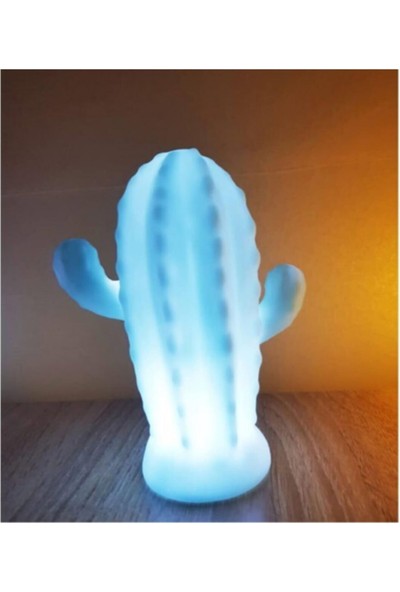 Dream Plus Mavi Silikon Kaktüs Gece Lambası LED Işık Hediyelik Dream Plus Mavi Silikon Kaktüs Gece Lambası LED Işık Hediyelik