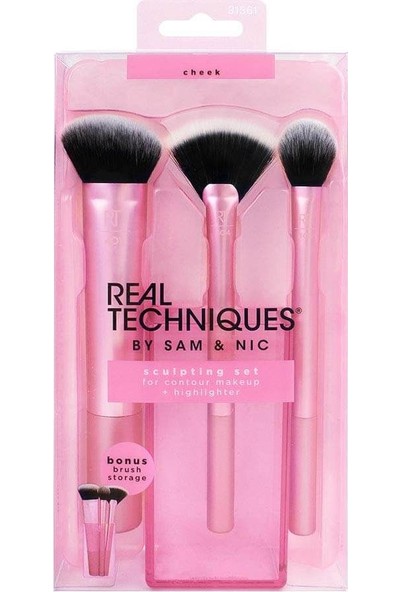 Real Techniques Sculpting Set Ten Makyajı Fırça Seti ve Organizer Fırça Kutusu Real Techniques Sculpting Set Ten Makyajı Fırça Seti ve Organizer Fırça Kutusu