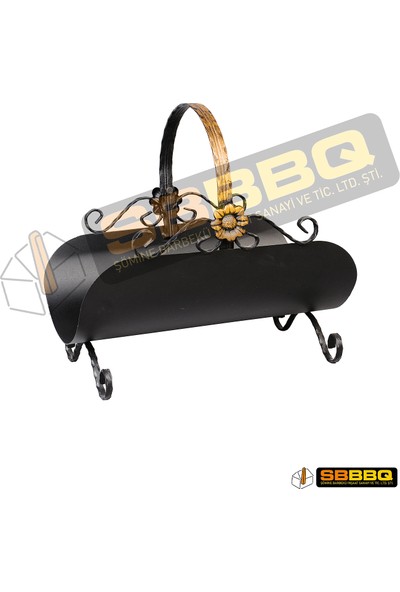 Sb Somıne Sömine Odunluk (Gold Çiçekli)