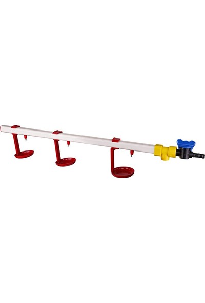 Mutlu Tavukçuluk Nipel Suluk Sistemi 60 cm 3 Nipelli Askılı Çanaklı 20 Tavuk Için Mutlu Tavukçuluk Nipel Suluk Sistemi 60 cm 3 Nipelli Askılı Çanaklı 20 Tavuk Için