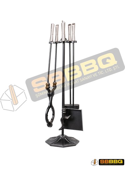 Sb Somıne Şömine Maşa Takımı- Gümüş