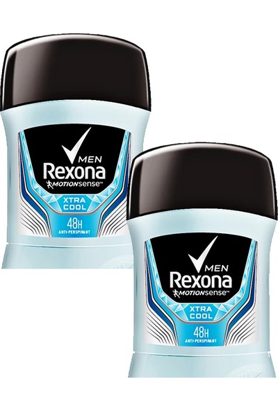 Rexona Invisible Extra Cool Erkek Stick Deodorant 50 gr * 2 Adet Rexona Invisible Extra Cool Erkek Stick Deodorant 50 gr * 2 Adet
