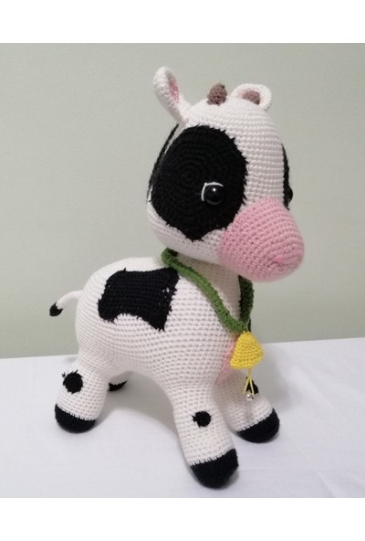 Rosemilla Amigurumi Inek Organik El Örmesi Sevimli Buzağı